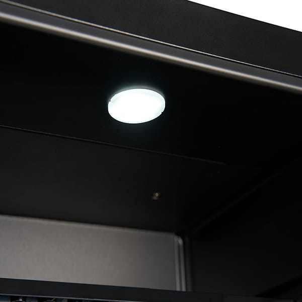 Corby Eton 35L Glass Door Minibar - Black Interior | Hotel Lock & Safe